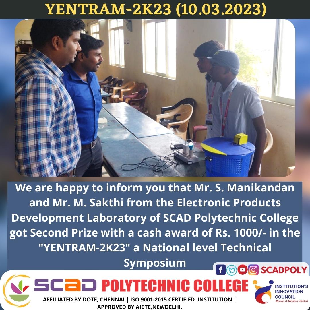 Electronics Product Development | SCAD POLYTECHNIC COLLEGE, Tirunelveli